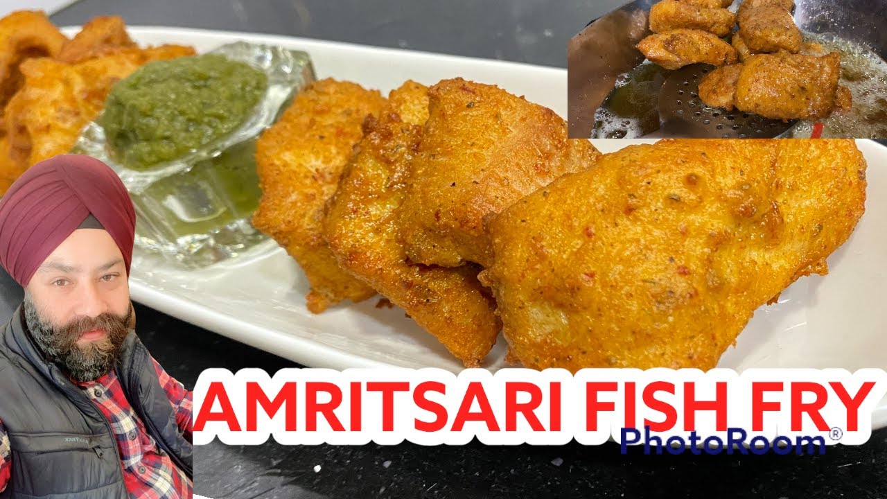 Amritsari fish fry. Fish pakora . Fish fry easy recipe. Sardar ji ...