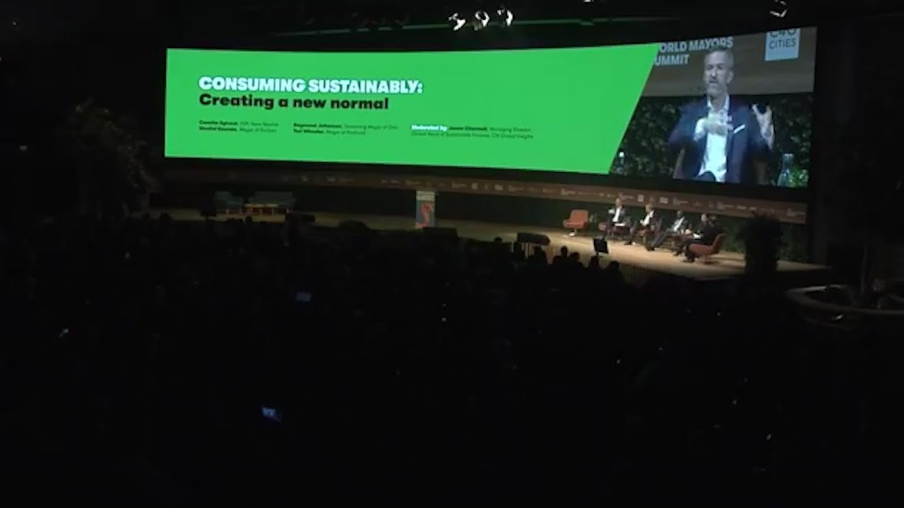 Mayor Ted Wheeler Speaks at the C40 Summit in Copenhagen. - YouTube