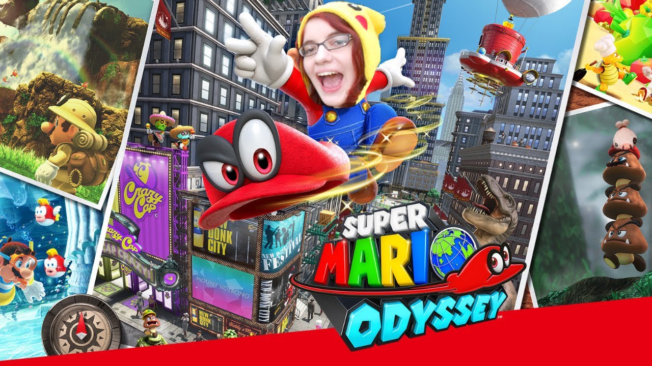 First Mario Game! Dinosaurs! | Cascade Kingdom | Super Mario Odyssey #2 ...