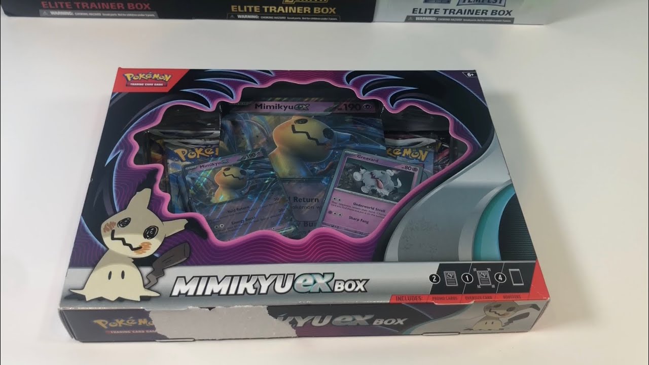 Mimikyu ex box unboxing - YouTube
