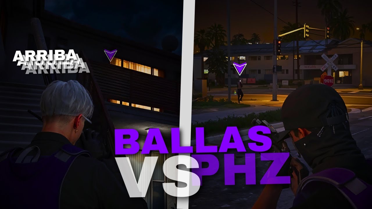 LOS BALLAS LE ENTRAN A LA PHZ | BALLAS VS PHZ CON ARM4S LARGAS | DovuXLife - YouTube