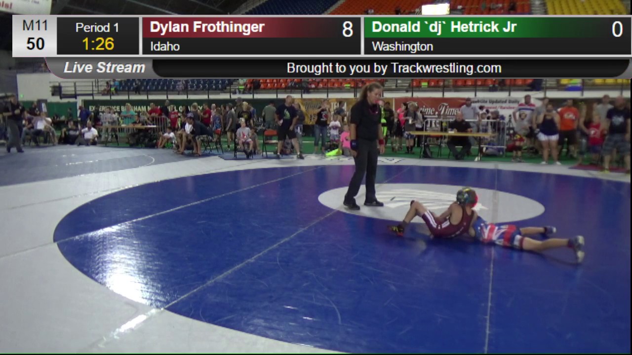 234 Intermediate 50 Dylan Frothinger Idaho vs Donald dj Hetrick Jr ...