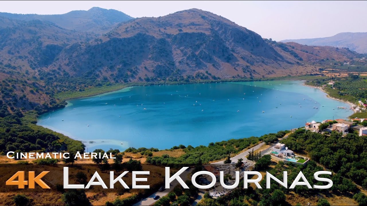 LAKE KOURNAS 🇬🇷 Drone 4K λίμνη κουρνά | Κρήτη Crete - YouTube