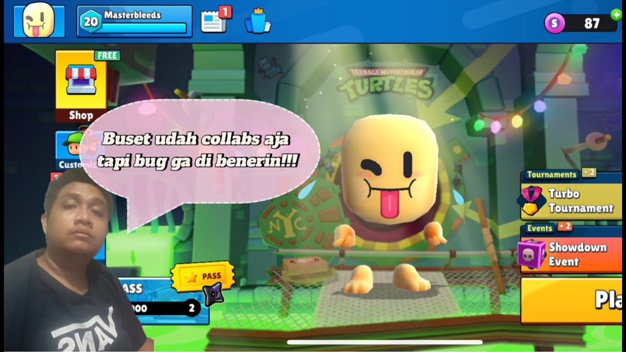 Collabs terus, bug ga di betulin!! (Stumble Guys) - YouTube
