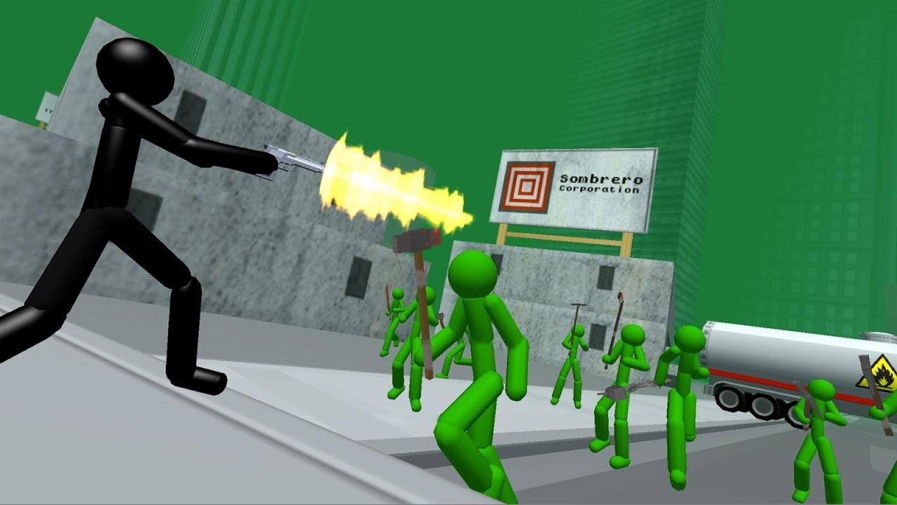 Stickman Zombie Shooting 3D - YouTube