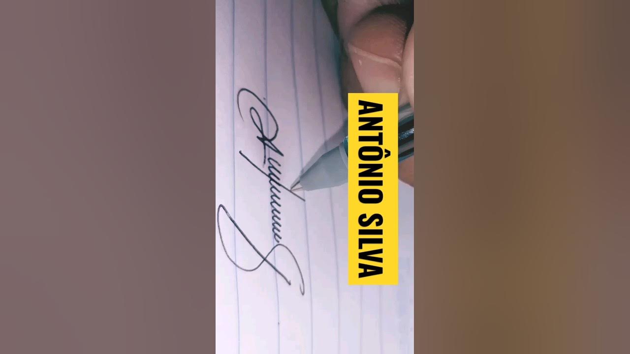 Como criar uma assinatura de forma rápida. Assinatura e Rubrica. - YouTube