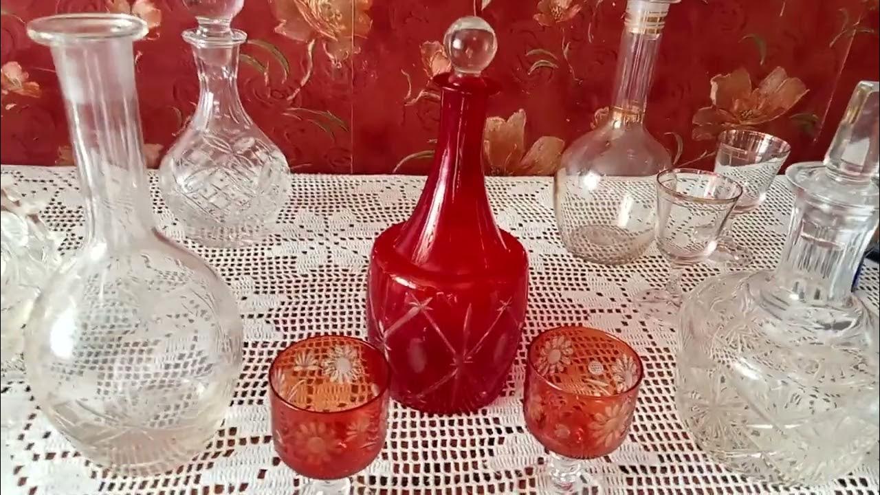 Стеклянные графины СССР 🌺 #посудассср#стеклохрустальссср#винтаж# ...