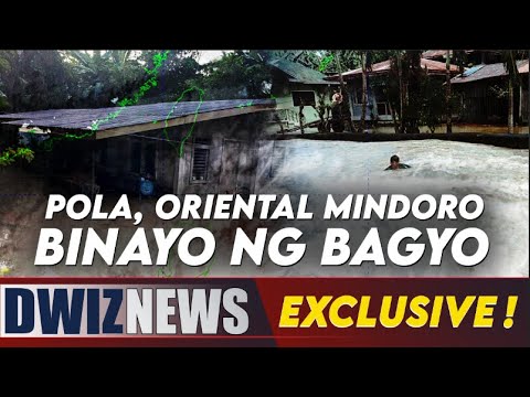 POLA, ORIENTAL MINDORO, PATULOY NA BINABAYO NG BAGYONG KRISTINE | #PasadaBalita - YouTube