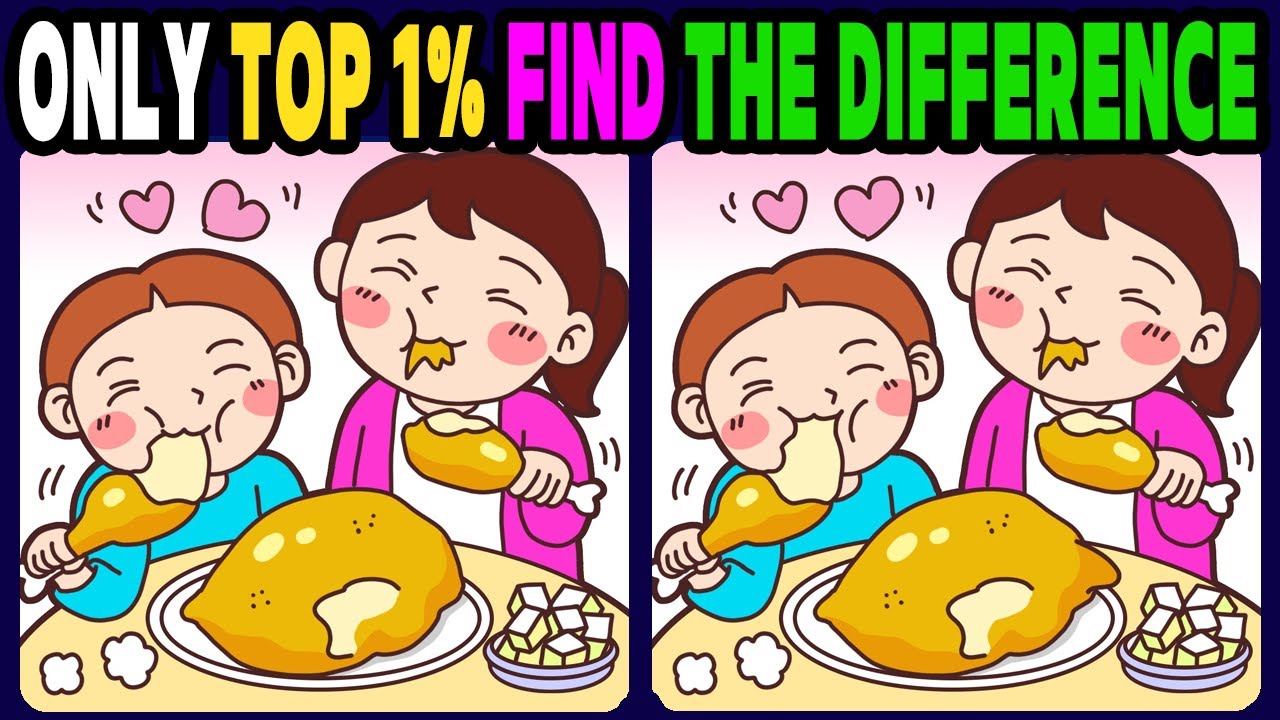 【Spot the difference】Only top 1% find the differences / Let's have fun ...