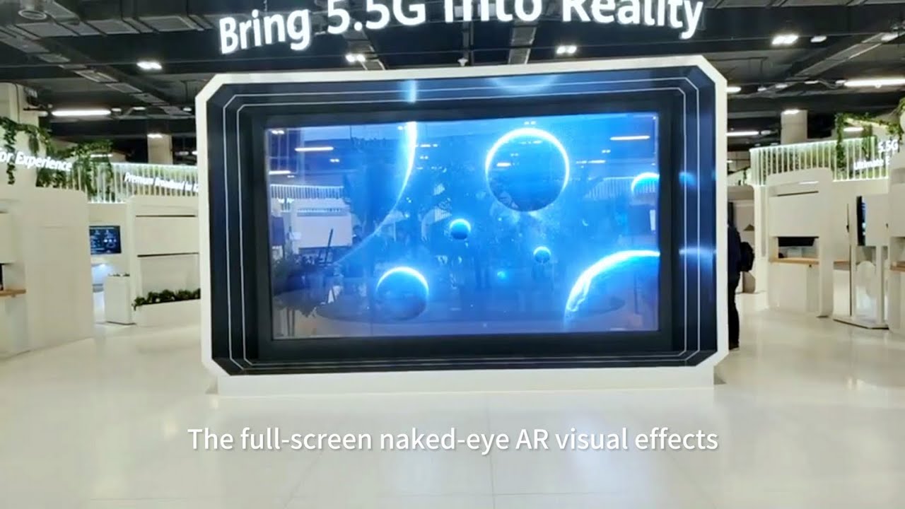 Muxwave Holographic Transparent Led Screen 3D Led Display Shines in ...