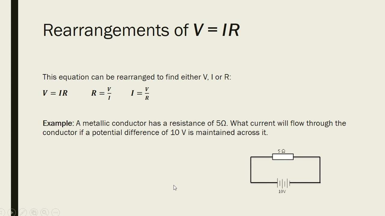 8. Ohm's law - YouTube