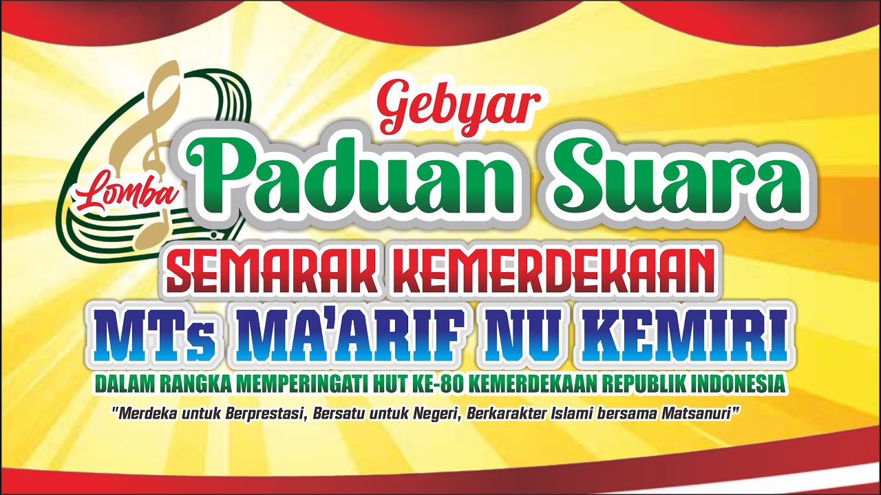 Live Lomba Paduan Suara HUT Ke-80 RI - YouTube
