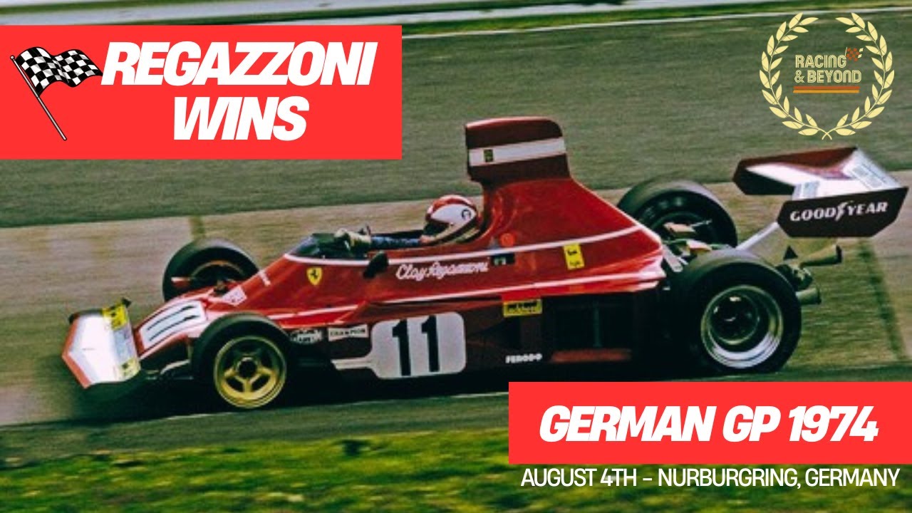 Formula 1 1974 German GP | Regazzoni's Masterclass at the Ring | Race ...