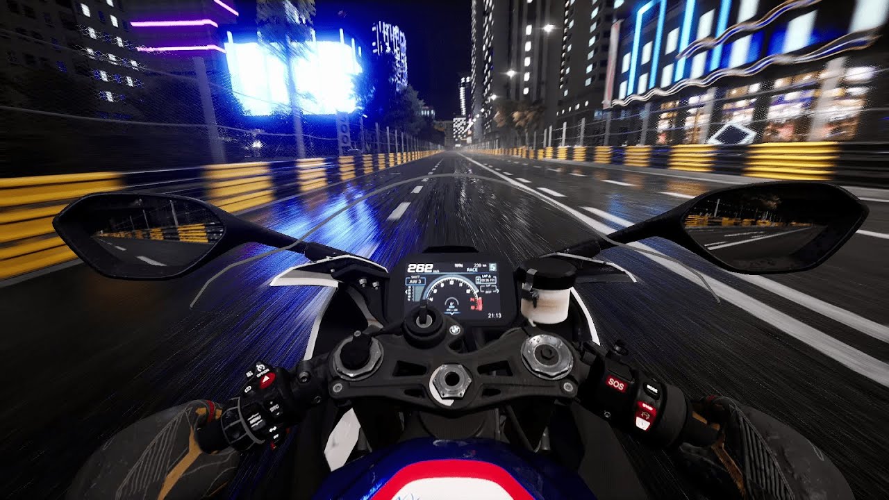 BMW S1000RR - RIDE 4 60FPS 1080p | Macau Night Ride in Rain | - YouTube
