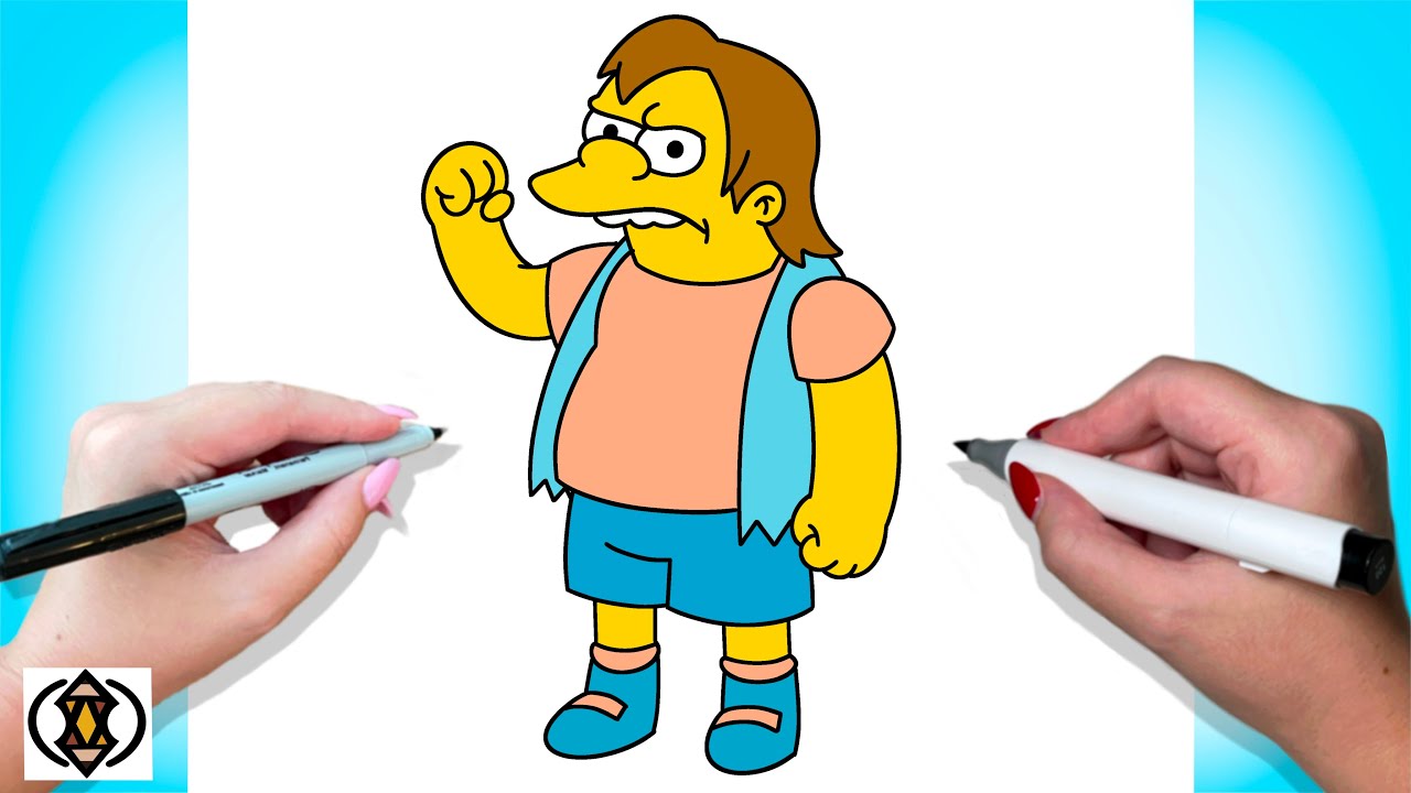 How To Draw Nelson | The Simpsons - YouTube