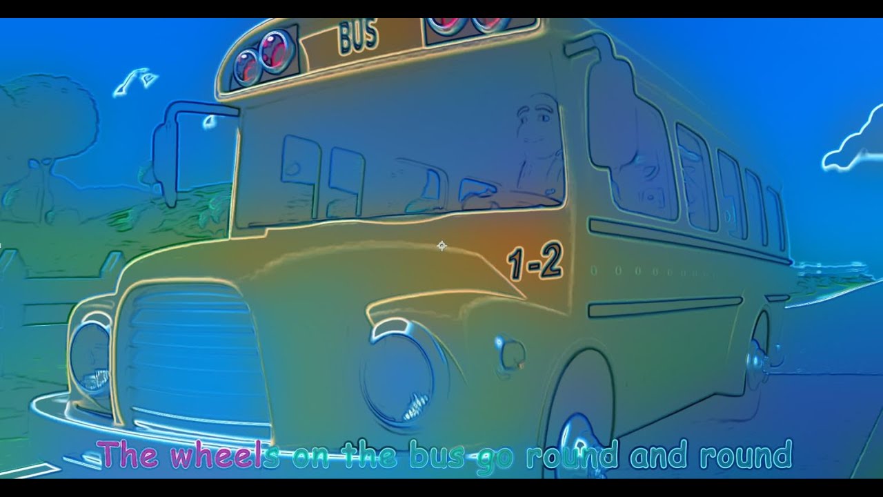 38 Wheels on the Bus go Round And Round Kids Cocomelon Cartoon Babies ...