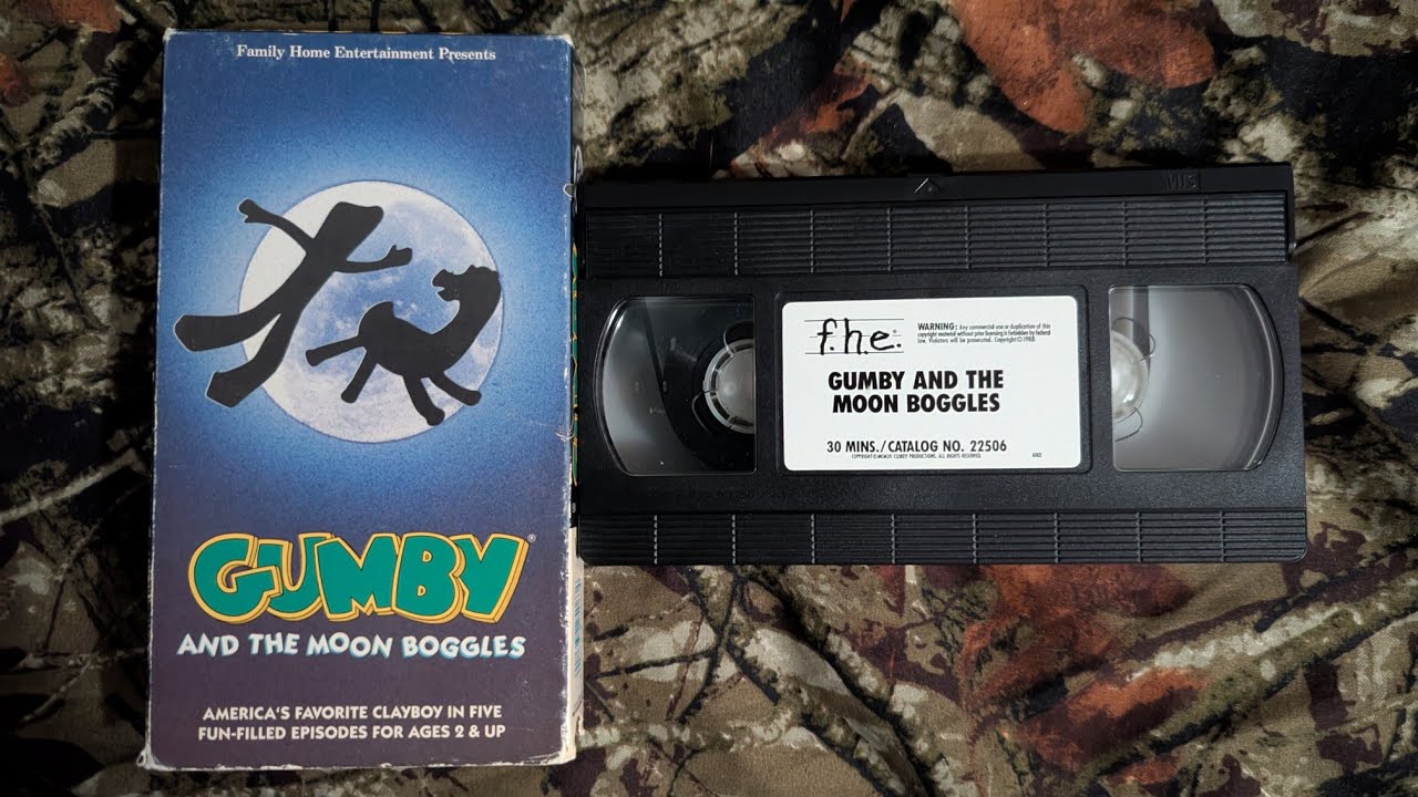 [FULL VHS TAPE] Gumby and the Moon Boggles [Volume 16] 1988 Family Home ...