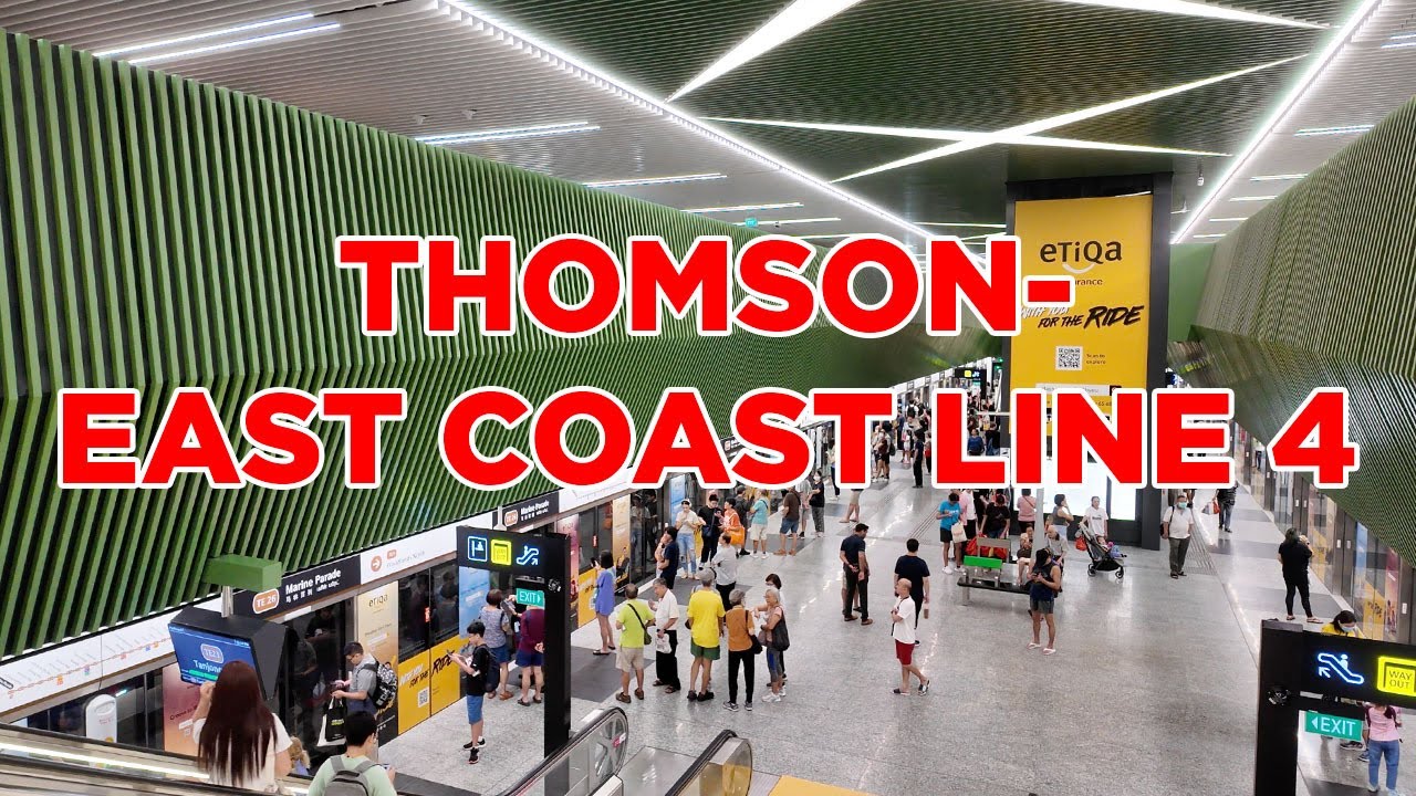 Thomson East Coast Line 4 (TEL4) Public Preview || Walking Singapore ...