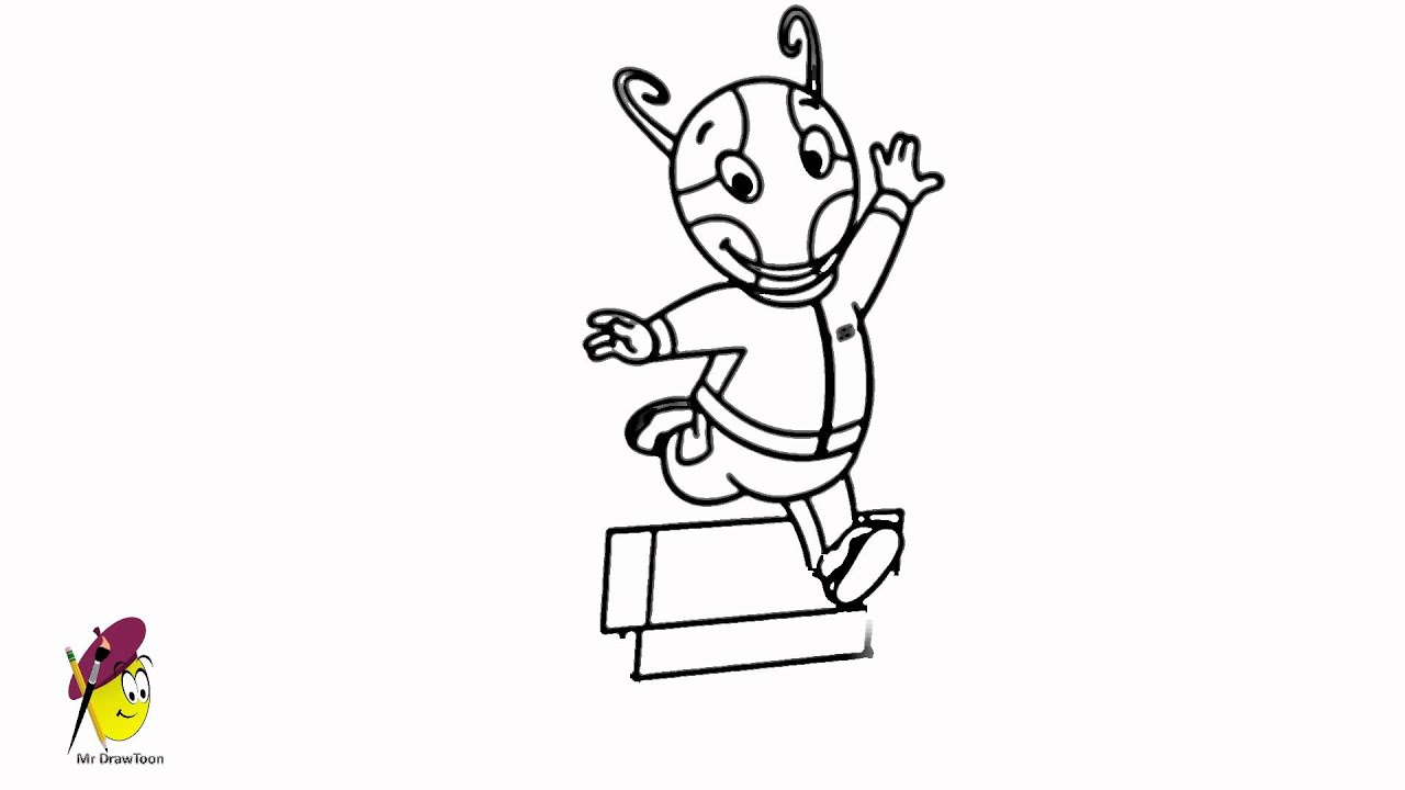 Uniqua - The Backyardigans - How to draw Uniqua from the Backyardigans ...