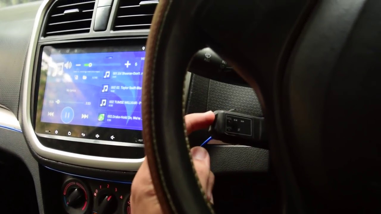 Pasang tombol stir audio remote universal steering wheel control - YouTube