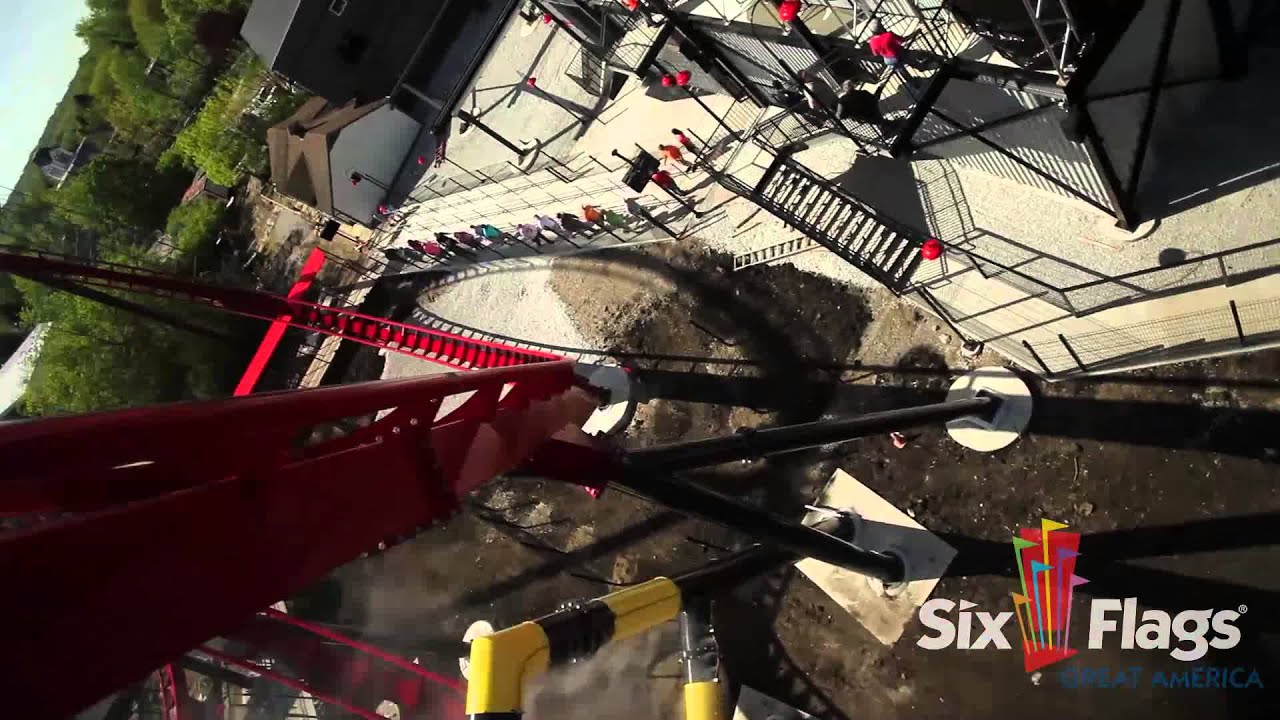 X Flight - Six Flags Great America POV - YouTube