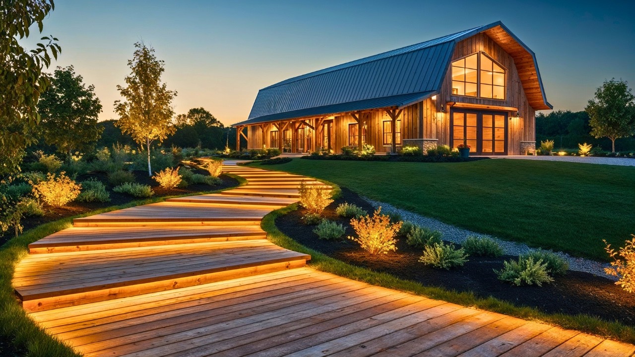 25 Gorgeous Landscaping Ideas for Your Barndominium Exterior - YouTube