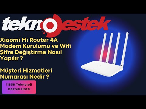 Xiaomi Mi Router 4A modem ayarları nasıl yapılır ? Wifi Şifresi Nasıl Değiştirilir ?