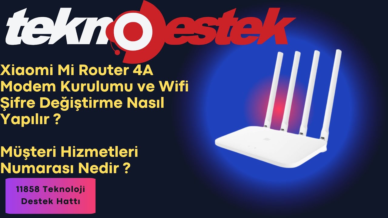 Xiaomi Mi Router 4A modem ayarları nasıl yapılır ? Wifi Şifresi Nasıl ...