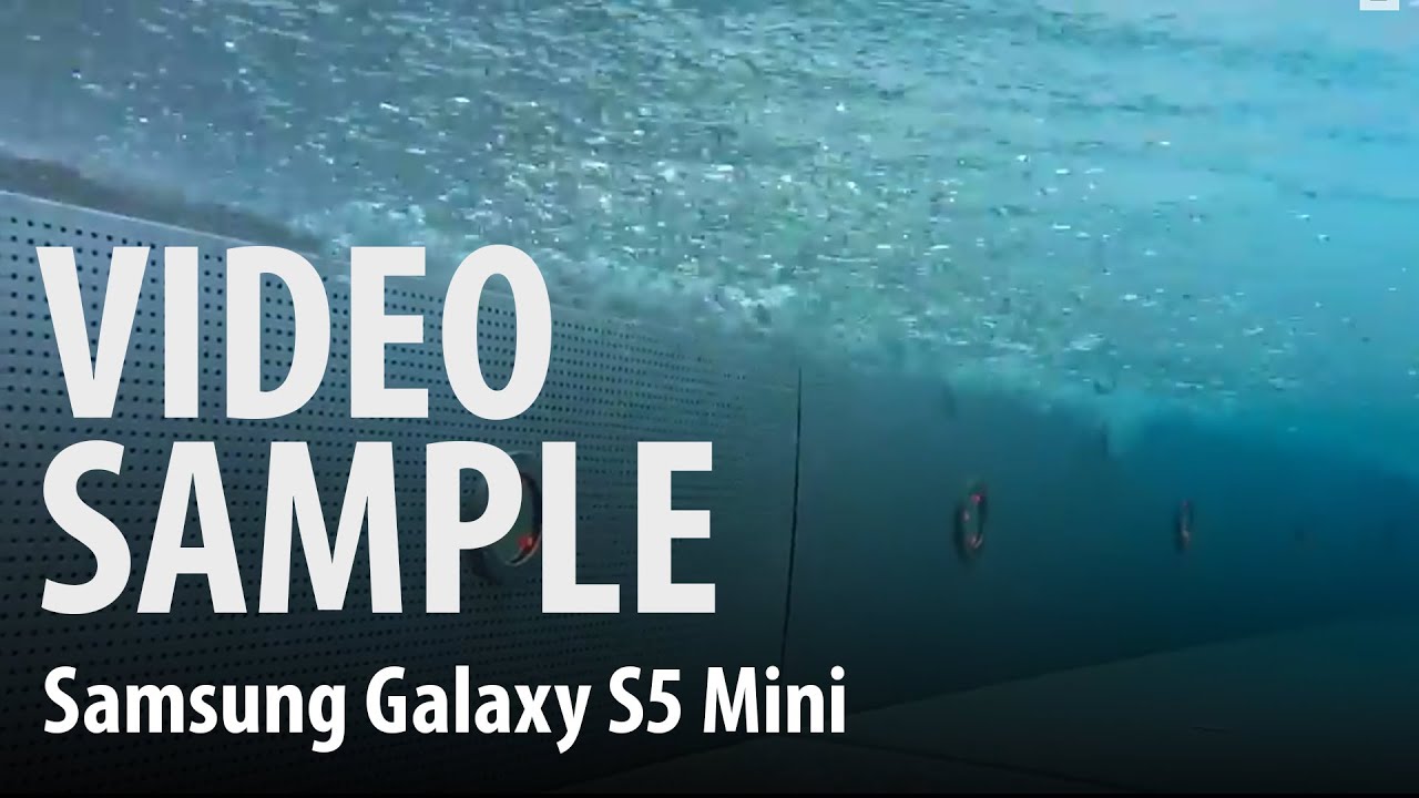 Samsung Galaxy S5 mini : underwater video sample