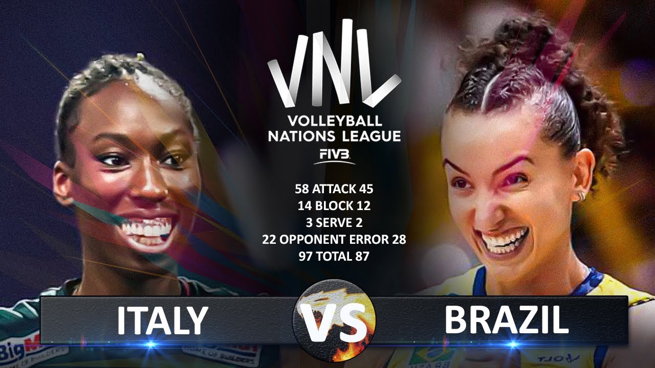 Italy vs Brazil | Gold Medal Match | Women’s VNL 2025 - YouTube
