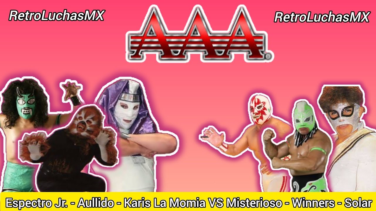 Espectro Jr. - Aullido - Karis La Momia VS Misterioso - Winners - Solar ...