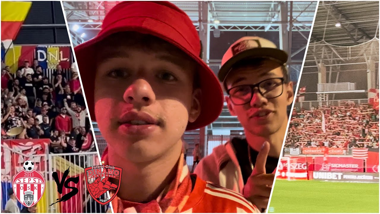 DISRESPECTFUL DINAMO FANS vs SEPSI😡| Sepsi OSK🔴⚪️-Dinamo B.🔴⚪️ - YouTube