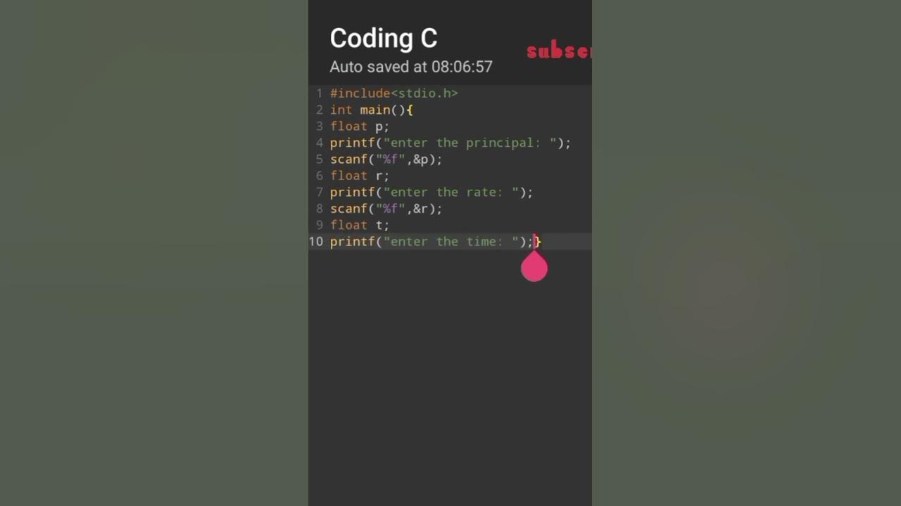 Claunguage Coding Programming Codingtutorial Clanguagebasics Code Pratice Youtube