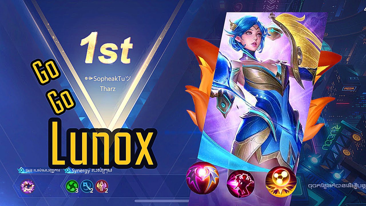 GoGo LUNOX combo tharz skill 3 / KABOOM SKILL 3 ! | COMBO MAGIC CHESS ...