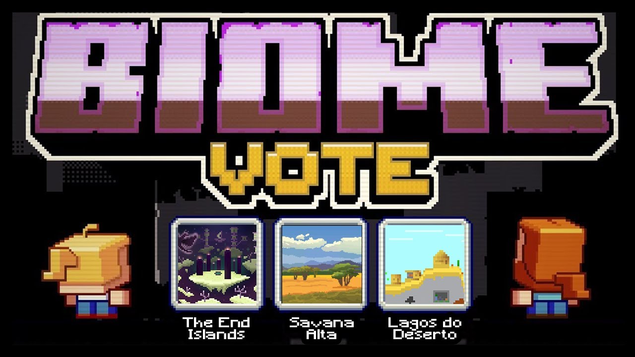 MINECRAFT BIOME VOTE! VEJAM OS BIOMAS QUE PODEM PARTICIPAR DA PRÓXIMA ...