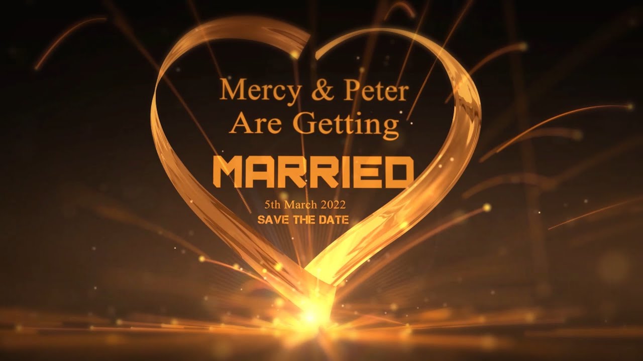 MERCY WANJIRU & PETER NGUNZU eCard Wedding Invitation video - YouTube