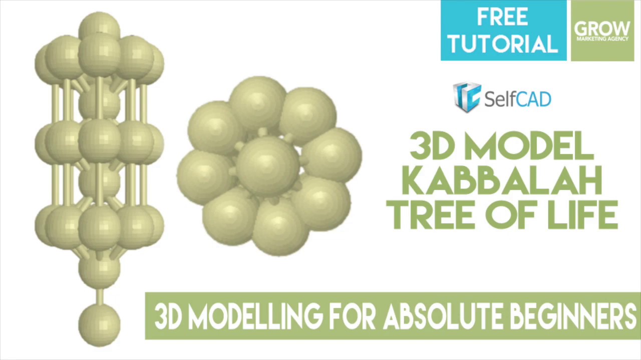 SelfCad Tutorial Tree Of Life Kabbalah - Try SelfCad Free 3D Modeling ...