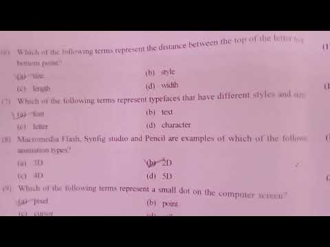 STD 11//Computer//Chapter 1//MCQ's Solution//New GSEB book📚#scimathticsapsd# ...