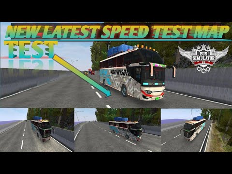New Latest speed test map for bussid video|Best New latest speed test ...