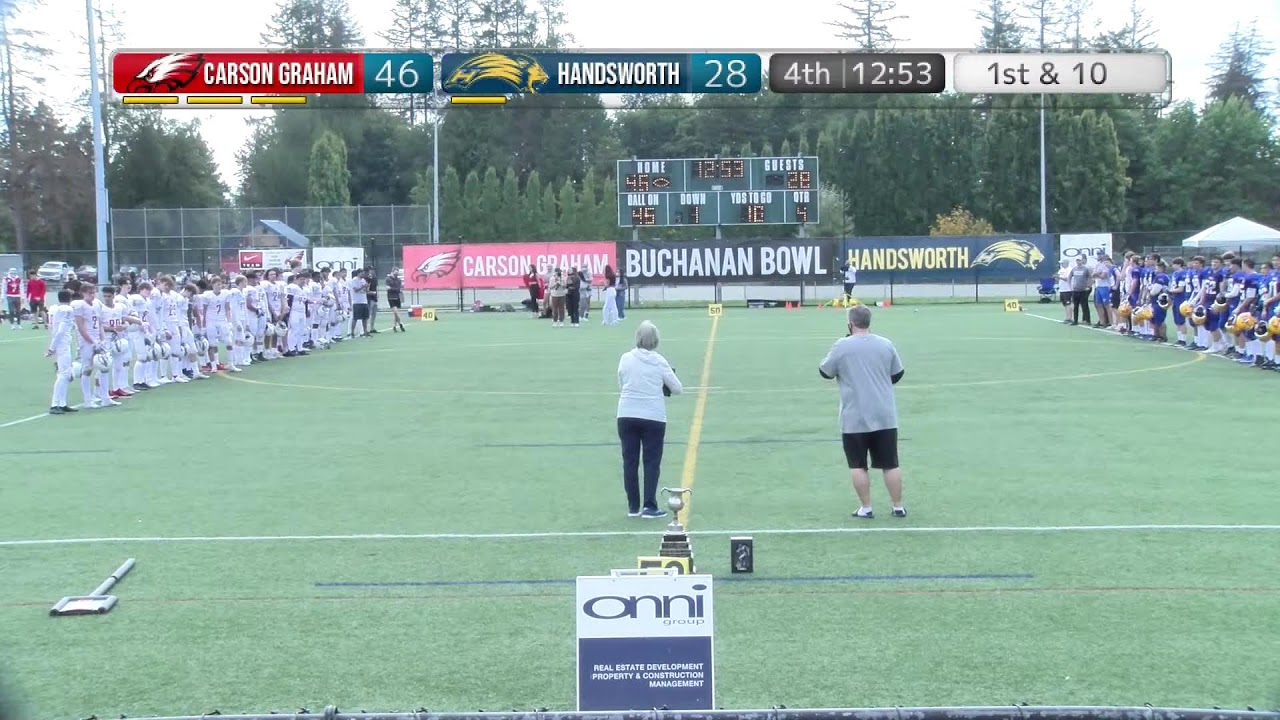 BC HS Football 🏈 34th Annual Buchanan Bowl: Carson Graham v Handsworth ...