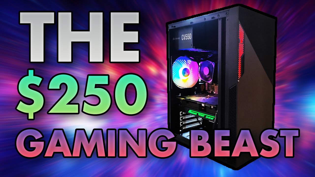 How To Build A €250 Gaming PC - YouTube