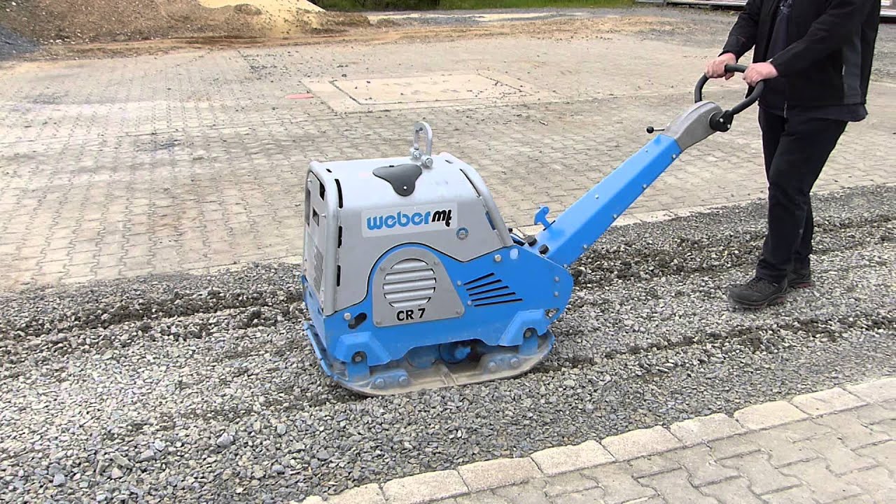 WEBER CR7 480kg Reversible plate compactor - YouTube