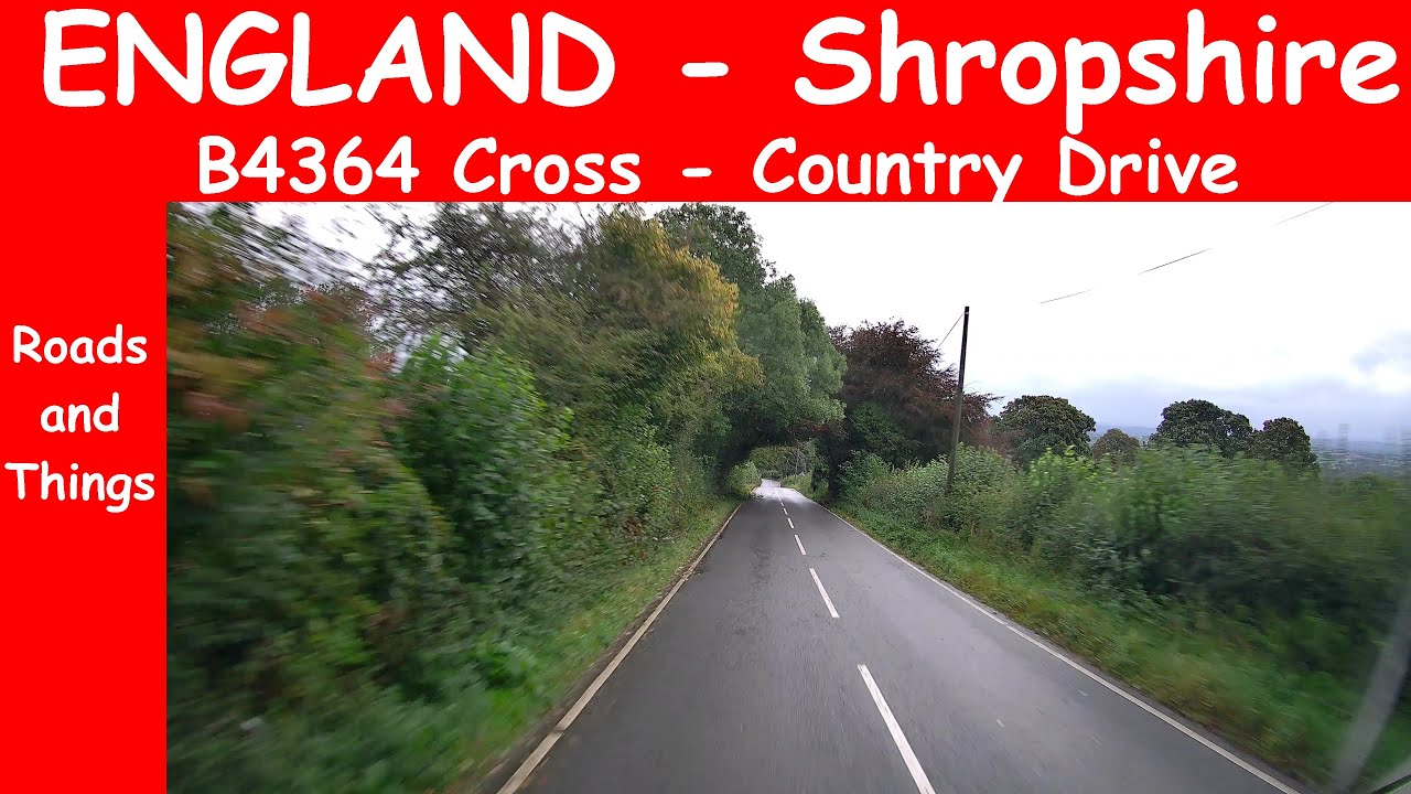 Ludlow to Bridgnorth A49 to A458 via B4364 - YouTube