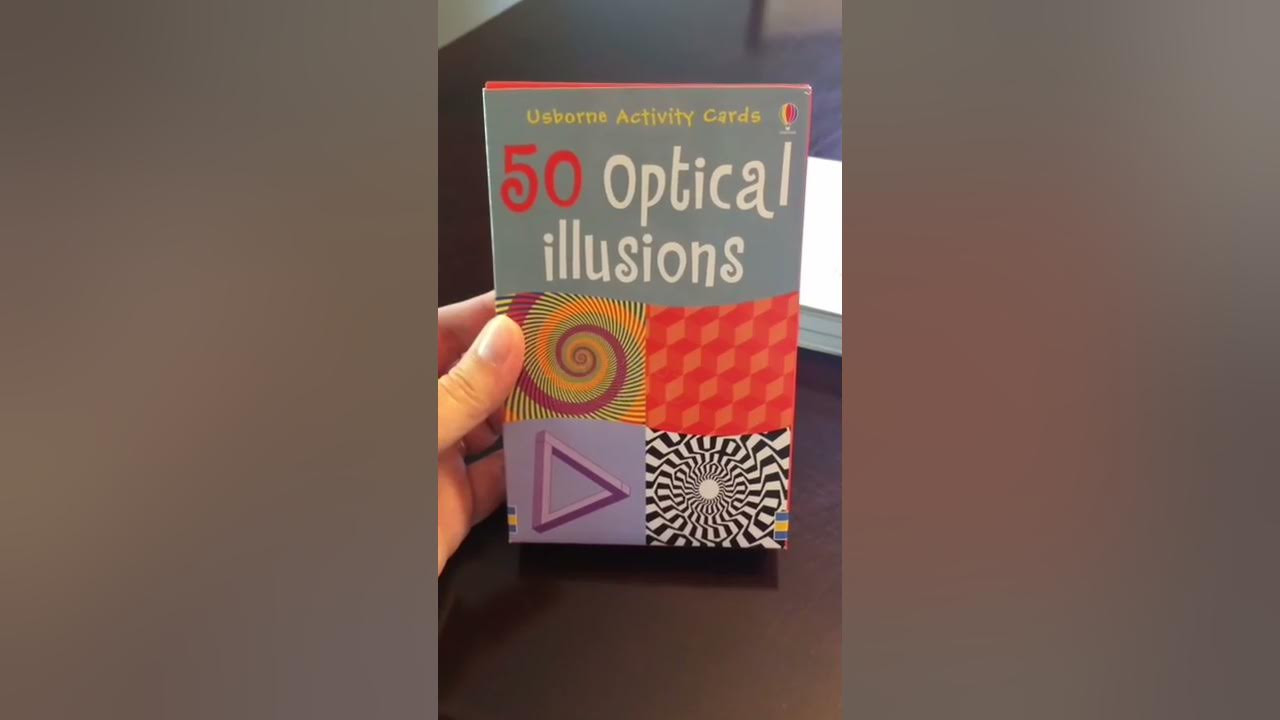 Usborne Activity Cards: 50 Optical Illusions - YouTube