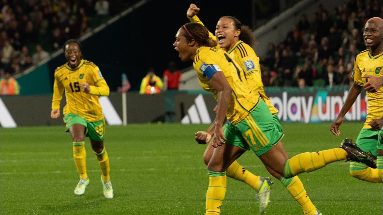 Historically Moment For The Reggae Girlz | Panama 0-1 Jamaica Reggae ...