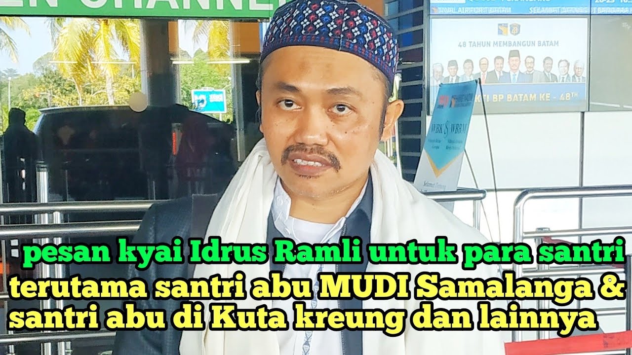 KH.M.IDRUS RAMLI || MEMPELAJARI ILMU LEBIH DIUTAMAKAN DIBANDING ...