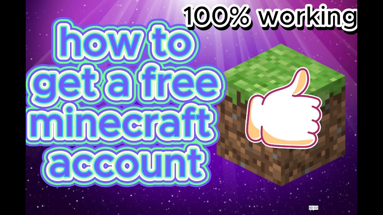 how to get a free minecraft acc 100% working #minecraft # ...