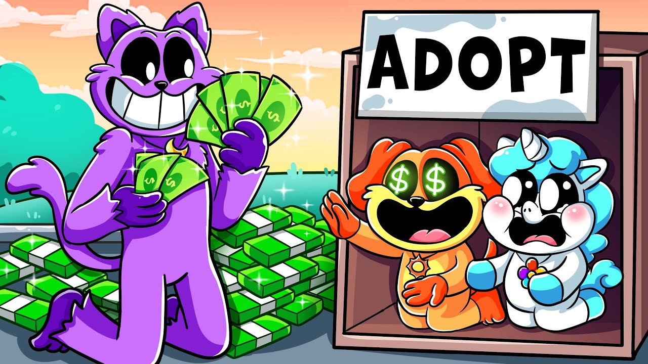 Poppy Playtime Chapter 4 | ADOPTED BY RICH CATNAP?! (Poppy Playtime ...