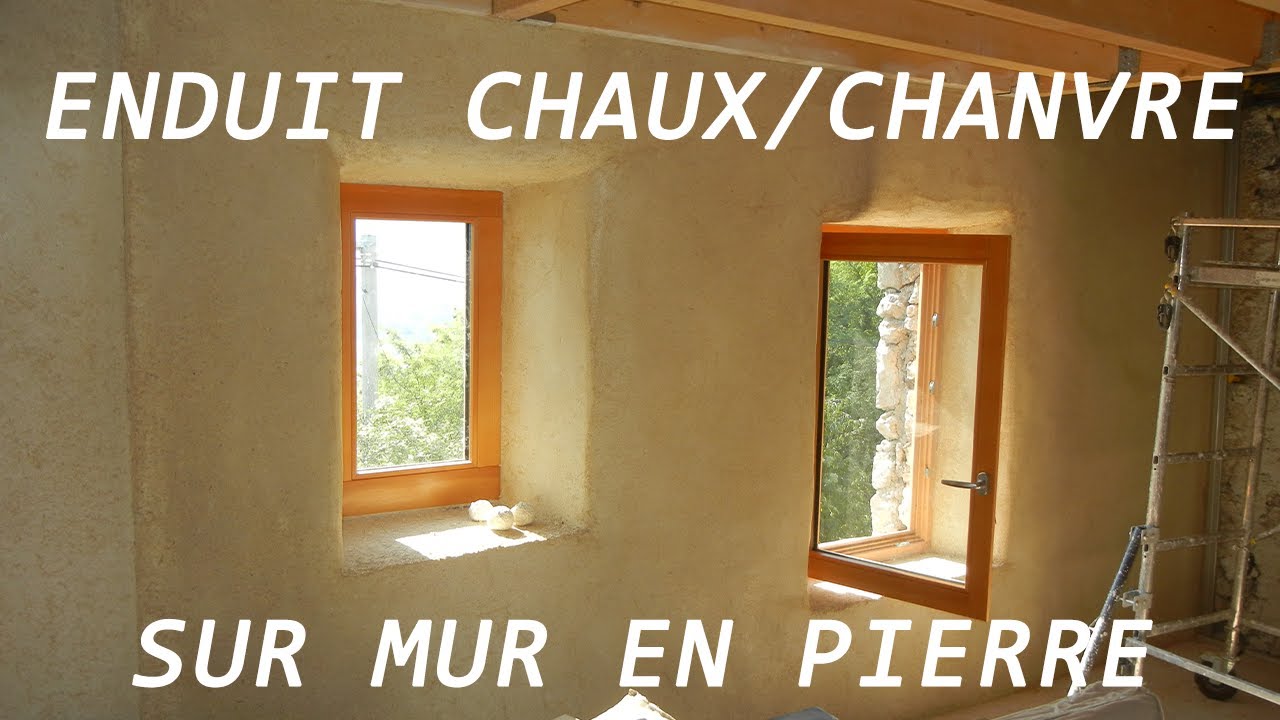 Enduit chaux/chanvre sur mur en pierre. Correction thermique et ...
