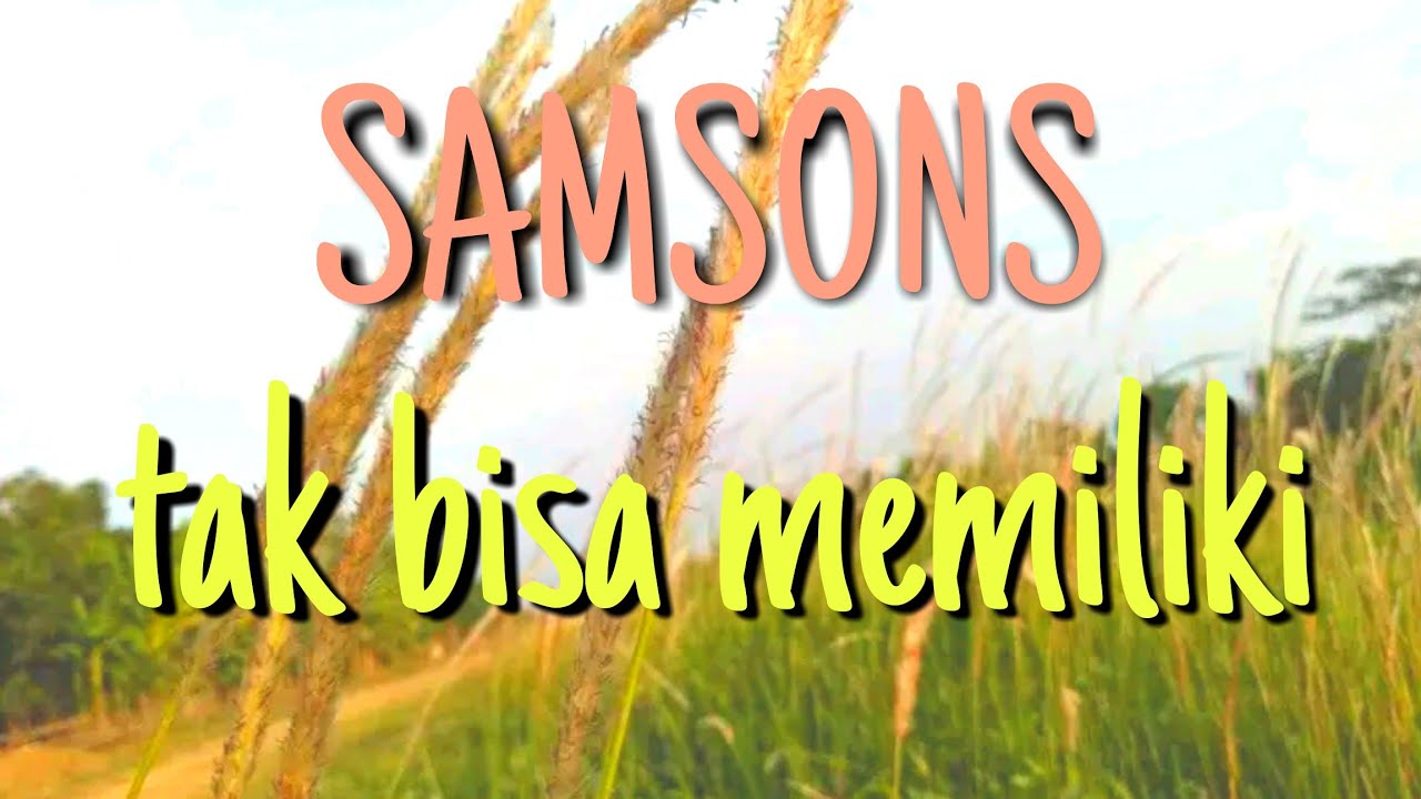 SAMSONS - TAK BISA MEMILIKI LIRIK VIDEO - YouTube